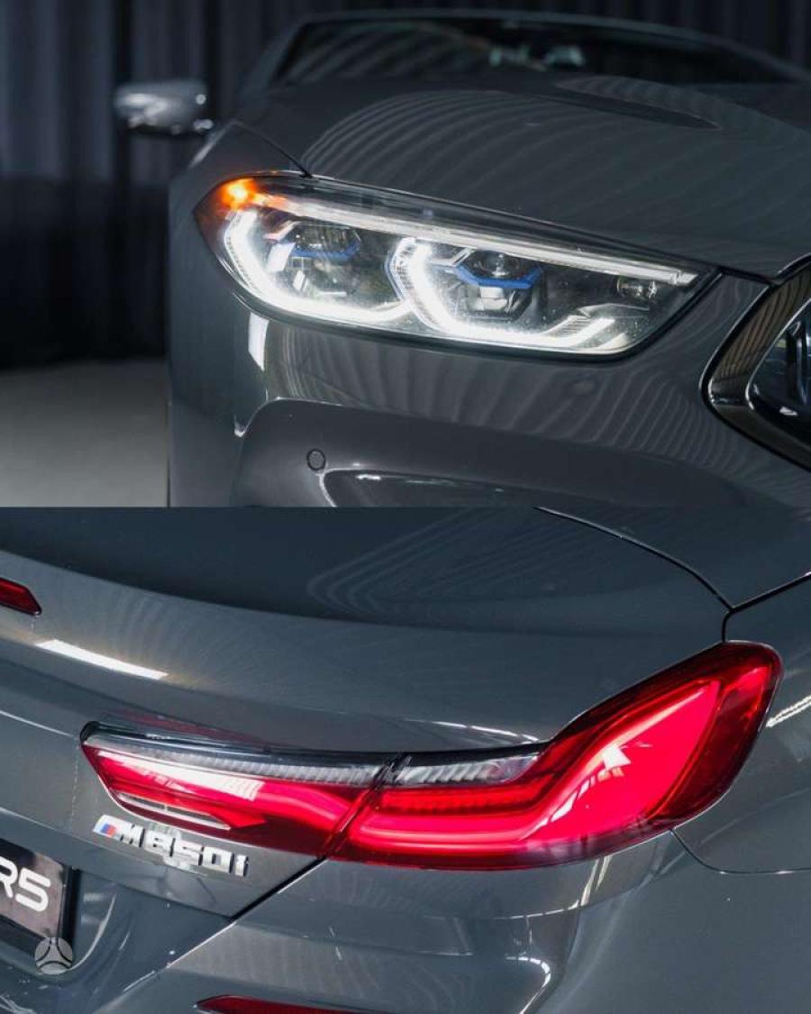 Pelēks BMW M 850 2022 Viļņa, ar dzinēja tilpumu 4.40 L un nobraukumu 47 tūkst. km par 50999 €, foto 9 vietnē AUTOMOTO.COM.LV