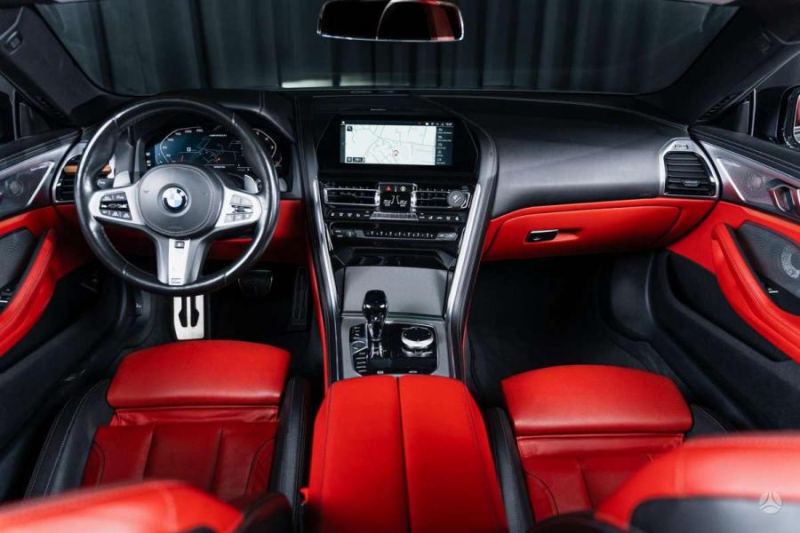 Pelēks BMW M 850 2022 Viļņa, ar dzinēja tilpumu 4.40 L un nobraukumu 47 tūkst. km par 50999 €, foto 21 vietnē AUTOMOTO.COM.LV