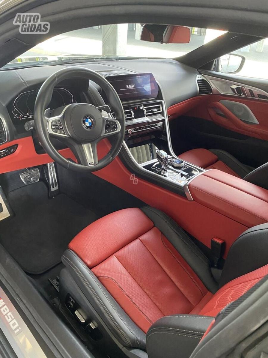 Grey BMW M 850 2019 in Kaunas, with an engine capacity of 4.40 L and mileage of 52 thousand km for 47000 €, photo 11 on AUTOMOTO.COM.LV