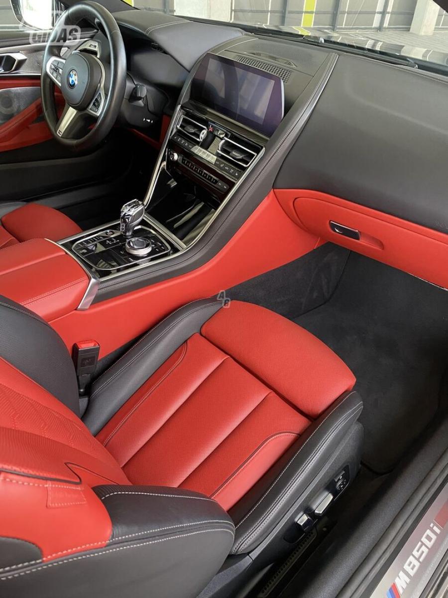Grey BMW M 850 2019 in Kaunas, with an engine capacity of 4.40 L and mileage of 52 thousand km for 47000 €, photo 12 on AUTOMOTO.COM.LV
