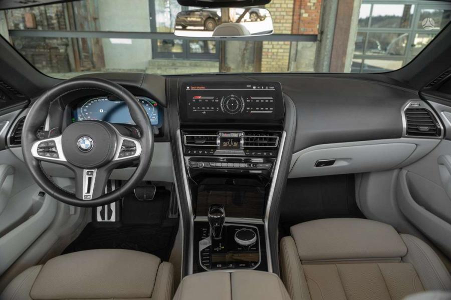 Grey BMW M 850 2024 in Vilnius, with an engine capacity of 4.40 L and mileage of 18 thousand km for 72000 €, photo 14 on AUTOMOTO.COM.LV