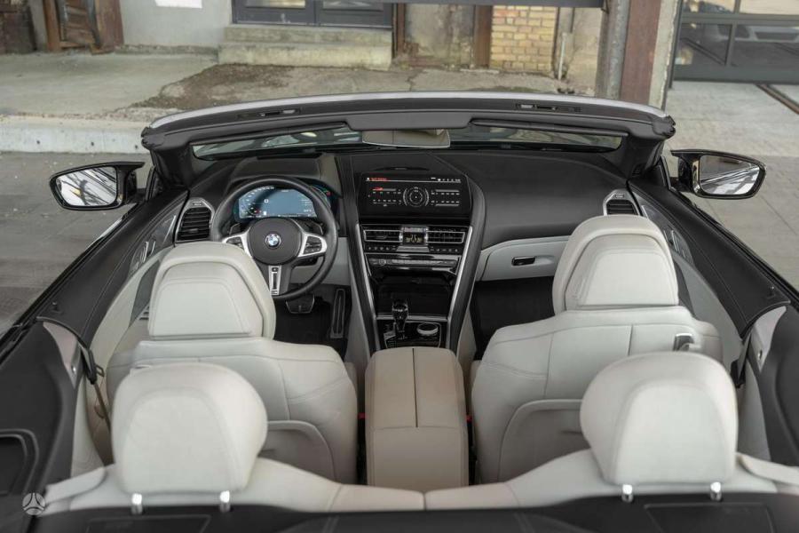 Grey BMW M 850 2024 in Vilnius, with an engine capacity of 4.40 L and mileage of 18 thousand km for 72000 €, photo 15 on AUTOMOTO.COM.LV