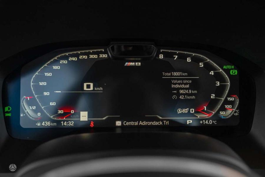 Grey BMW M 850 2024 in Vilnius, with an engine capacity of 4.40 L and mileage of 18 thousand km for 72000 €, photo 22 on AUTOMOTO.COM.LV