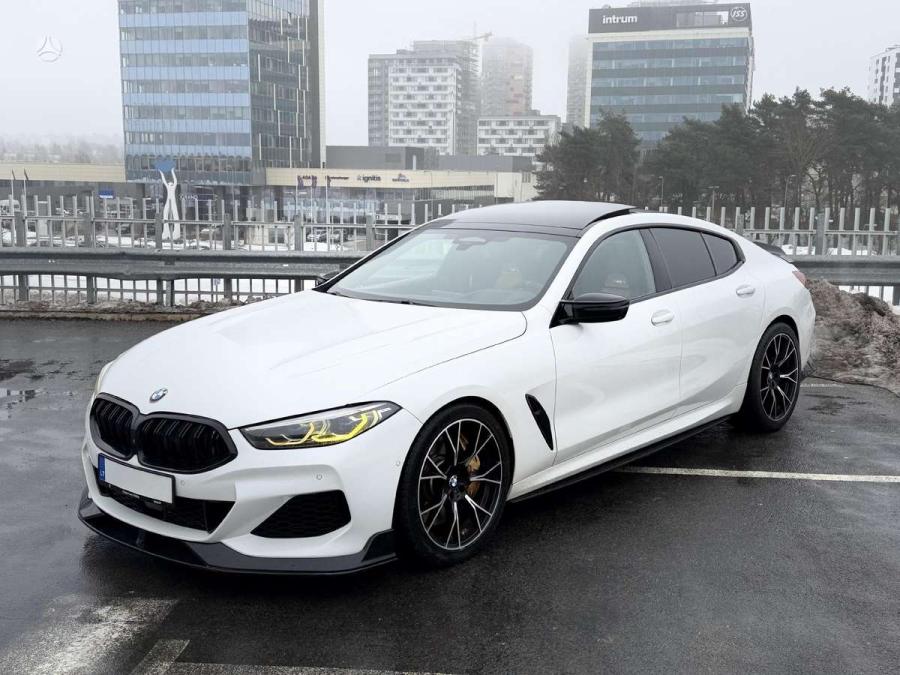 Balts BMW M 850 2021 Viļņa, ar dzinēja tilpumu 4.40 L un nobraukumu 85 tūkst. km par 45500 €, foto 2 vietnē AUTOMOTO.COM.LV