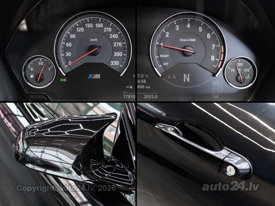 Black BMW M-series 2017 in Tallinn, with an engine capacity of 3.00 L and mileage of 79 thousand km for 47900 €, photo 16 on AUTOMOTO.COM.LV