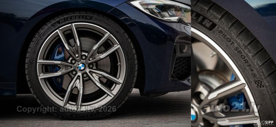 Blue BMW M-series 2019 in Tallinn, with an engine capacity of 3.00 L and mileage of 93 thousand km for 47900 €, photo 25 on AUTOMOTO.COM.LV