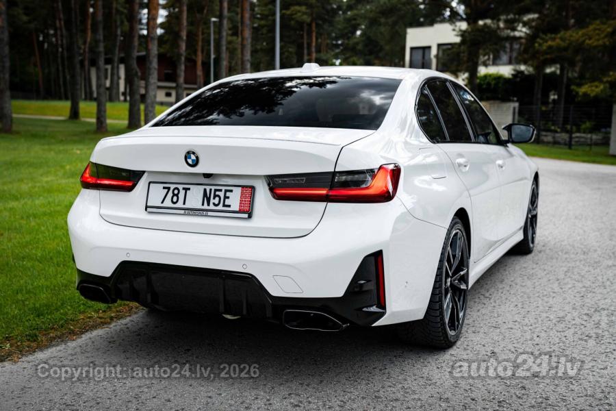 White BMW M-series 2024 in Tallinn, with an engine capacity of 3.00 L and mileage of 9 thousand km for 66000 €, photo 6 on AUTOMOTO.COM.LV