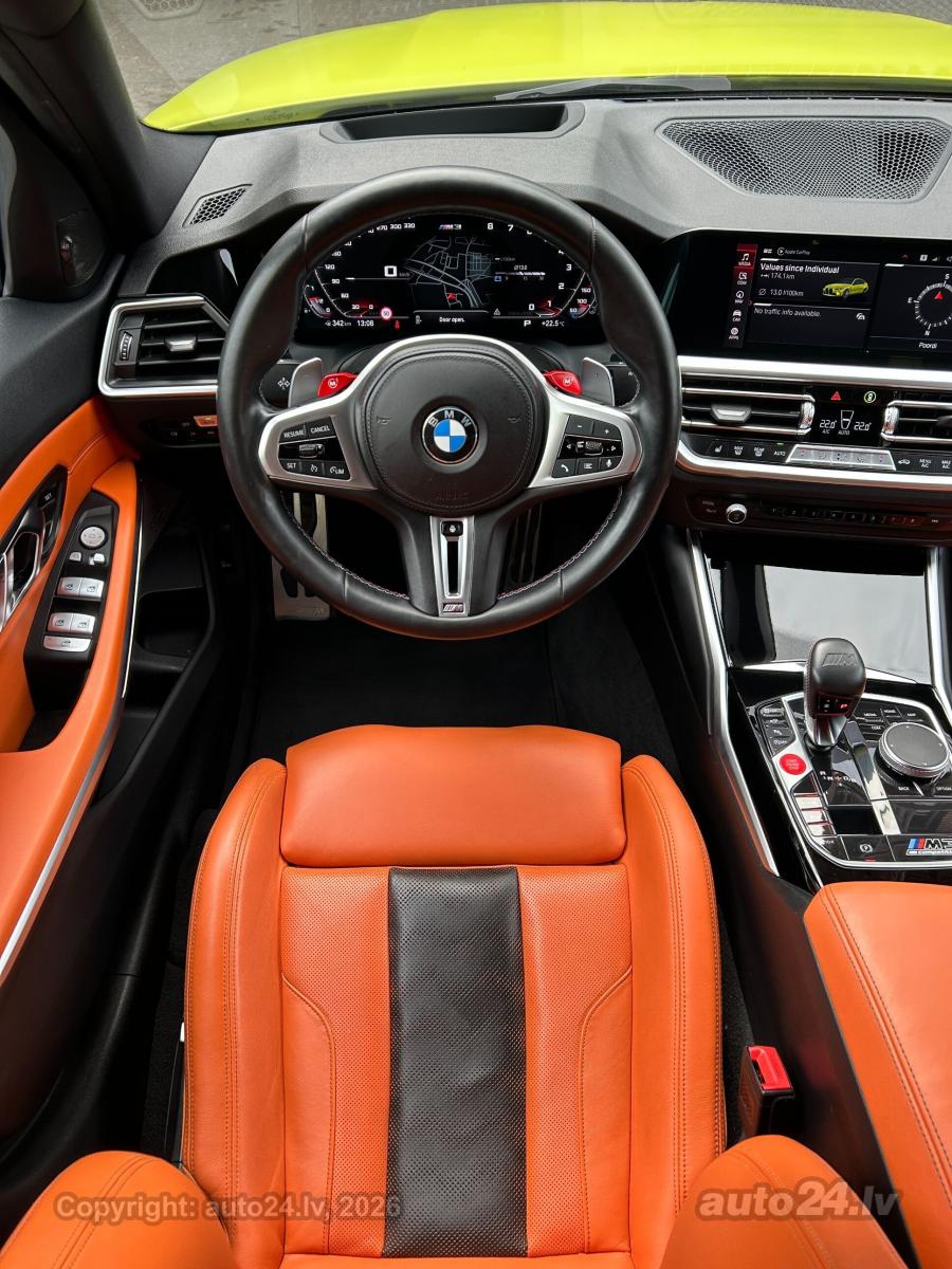 Dzeltens BMW M-series 2022 Tallina, ar dzinēja tilpumu 3.00 L un nobraukumu 81 tūkst. km par 59900 €, foto 14 vietnē AUTOMOTO.COM.LV