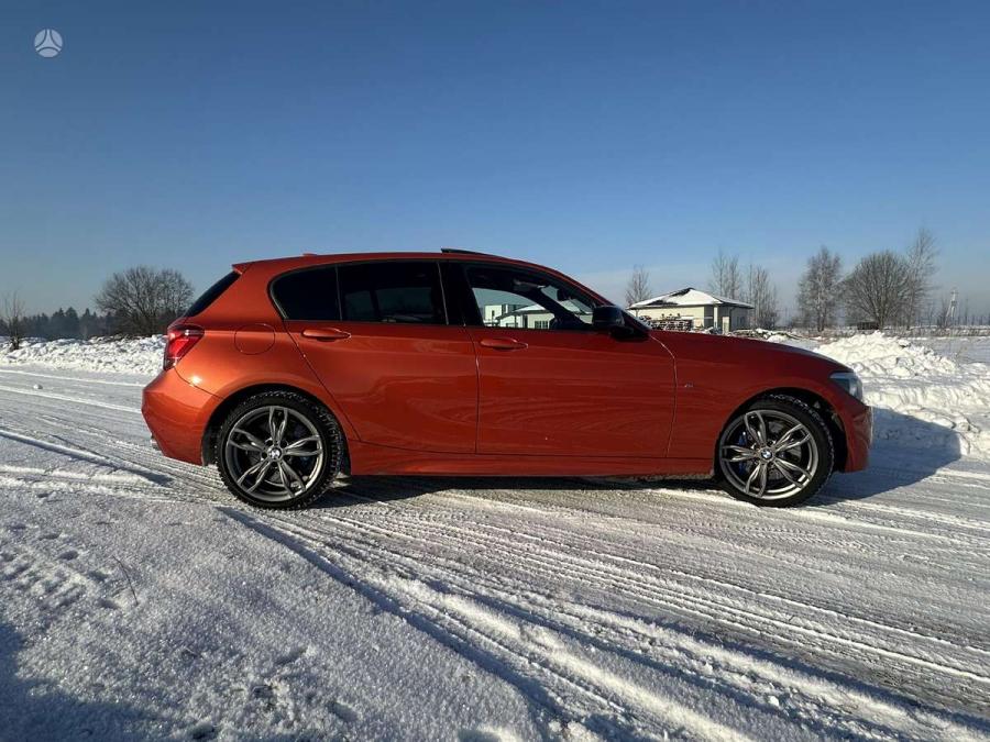 Orange BMW m135 2014 in Vilnius, with an engine capacity of 2.98 L and mileage of 161 thousand km for 16500 €, photo 3 on AUTOMOTO.COM.LV