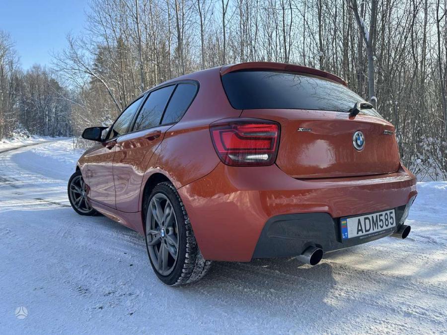 Orange BMW m135 2014 in Vilnius, with an engine capacity of 2.98 L and mileage of 161 thousand km for 16500 €, photo 9 on AUTOMOTO.COM.LV