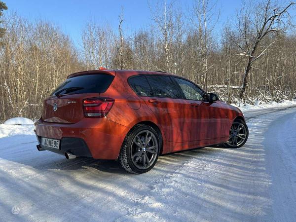 Orange BMW m135 2014 in Vilnius, with an engine capacity of 2.98 L and mileage of 161 thousand km for 16500 €, photo 10 on AUTOMOTO.COM.LV