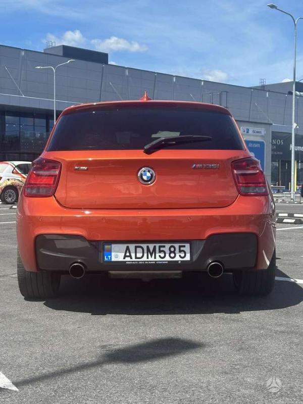 Orange BMW m135 2014 in Vilnius, with an engine capacity of 2.98 L and mileage of 165 thousand km for 16000 €, photo 5 on AUTOMOTO.COM.LV