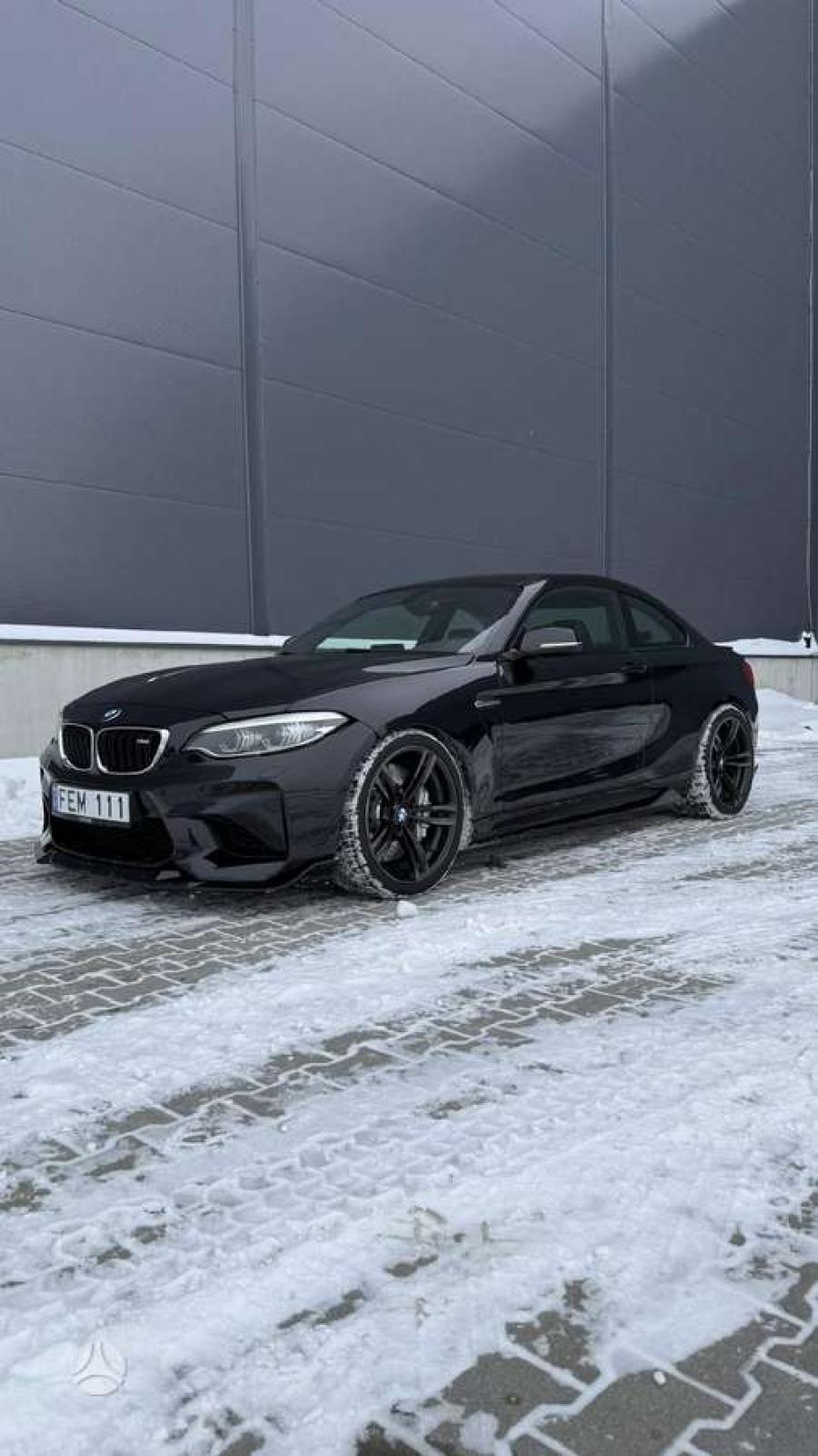 Melns BMW M2 2018 Šauļi, ar dzinēja tilpumu 2.98 L un nobraukumu 108 tūkst. km par 34000 €, foto 6 vietnē AUTOMOTO.COM.LV