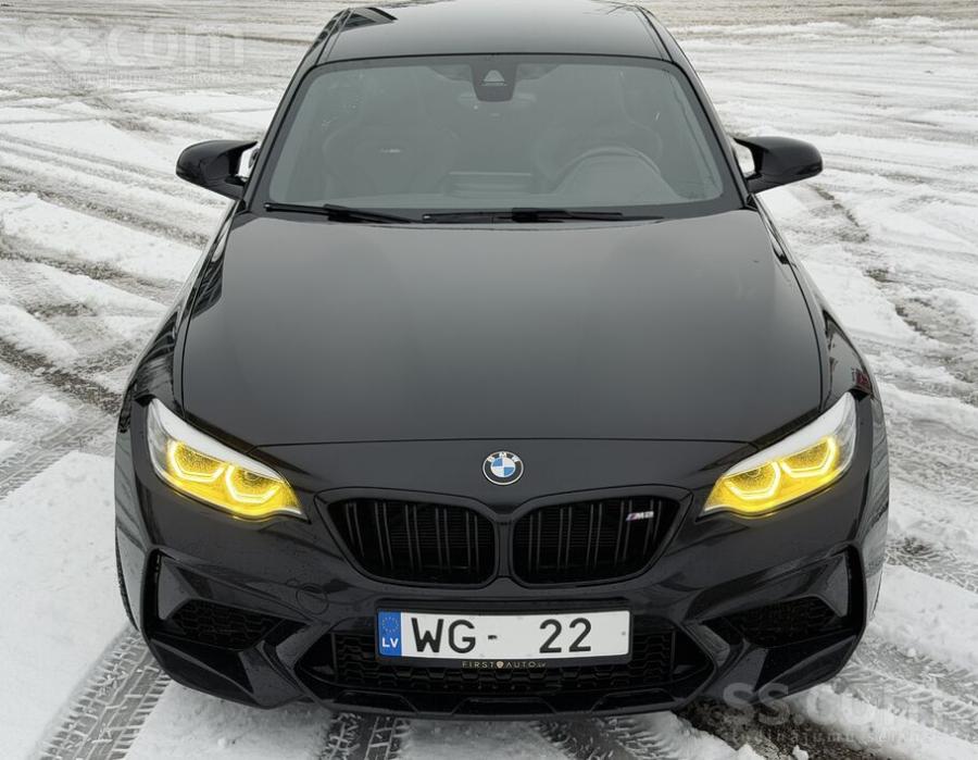 Melns BMW M2 2019 Rīga, ar dzinēja tilpumu 3.00 L un nobraukumu 59 tūkst. km par 44000 €, foto 5 vietnē AUTOMOTO.COM.LV