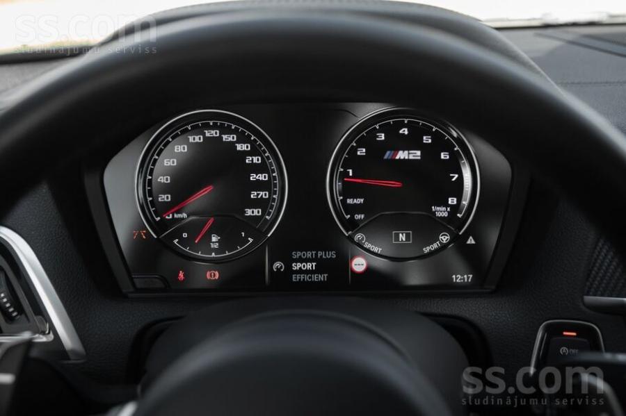 Melns BMW M2 2019 Tukums, ar dzinēja tilpumu 3.00 L un nobraukumu 61 tūkst. km par 41990 €, foto 18 vietnē AUTOMOTO.COM.LV