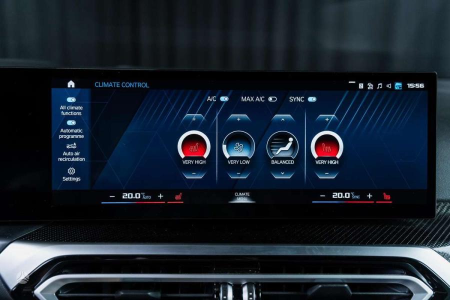 Черный БМВ M2 2024 в Вильнюс, объемом двигателя 3.00 л и пробегом 26 тыс. км за 58000 €, фото 23 на AUTOMOTO.COM.LV