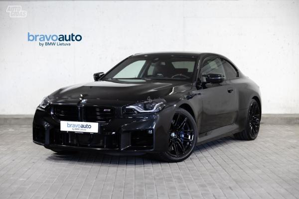 Black BMW M2 2025 in Vilnius, with an engine capacity of 3.00 L and mileage of 11 thousand km for 71991 €, photo 1 on AUTOMOTO.COM.LV