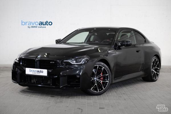 Black BMW M2 2025 in Vilnius, with an engine capacity of 3.00 L and mileage of 11 thousand km for 72991 €, photo 1 on AUTOMOTO.COM.LV