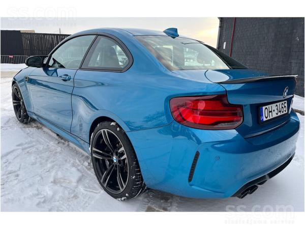 Blue BMW M2 2021 in Riga, with an engine capacity of 3.00 L and mileage of 18 thousand km for 49500 €, photo 6 on AUTOMOTO.COM.LV