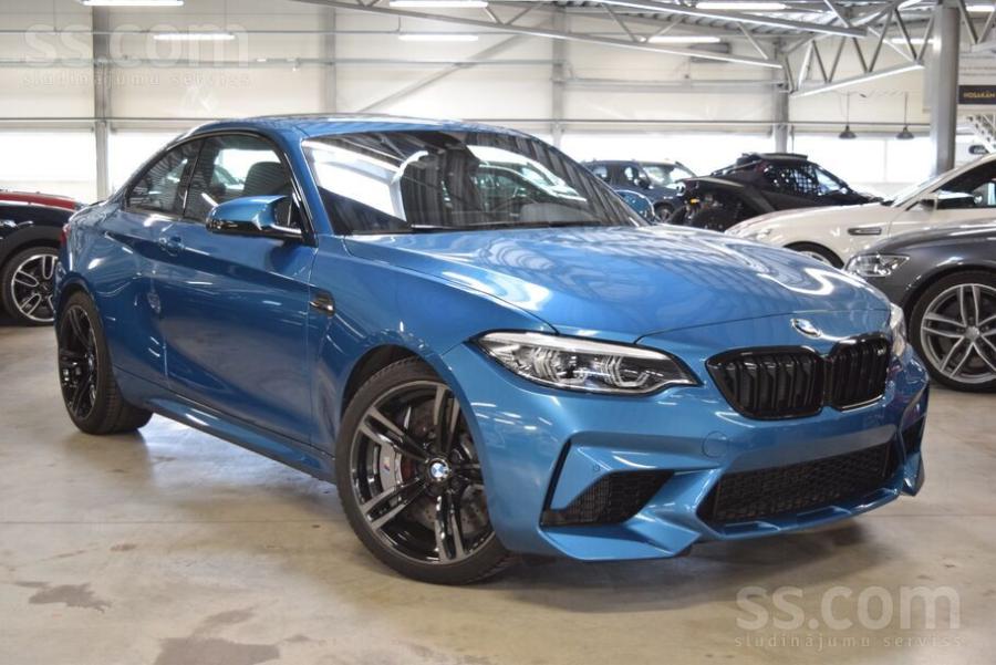 Zils BMW M2 2021 Rīga, ar dzinēja tilpumu 3.00 L un nobraukumu 18 tūkst. km par 46500 €, foto 1 vietnē AUTOMOTO.COM.LV