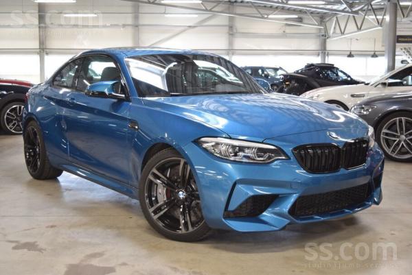 Blue BMW M2 2021 in Riga, with an engine capacity of 3.00 L and mileage of 18 thousand km for 46500 €, photo 1 on AUTOMOTO.COM.LV