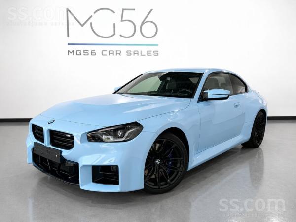Blue BMW M2 2023 in Riga, with an engine capacity of 3.00 L and mileage of 24 thousand km for 59900 €, photo 1 on AUTOMOTO.COM.LV