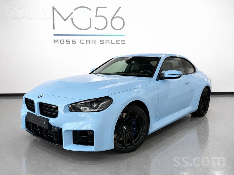 Zils BMW M2 2023 Rīga, ar dzinēja tilpumu 3.00 L un nobraukumu 24 tūkst. km par 59900 €, foto 1 vietnē AUTOMOTO.COM.LV