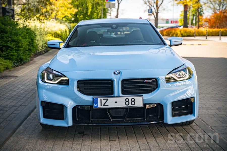 Синий БМВ M2 2023 в Рига, объемом двигателя 3.00 л и пробегом 13 тыс. км за 59900 €, фото 5 на AUTOMOTO.COM.LV