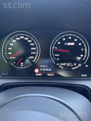 Pelēks BMW M2 2018 Rīga, ar dzinēja tilpumu 3.00 L un nobraukumu 65 tūkst. km par 43000 €, foto 13 vietnē AUTOMOTO.COM.LV