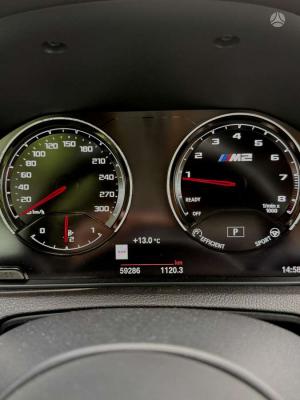 Pelēks BMW M2 2019 Viļņa, ar dzinēja tilpumu 2.98 L un nobraukumu 59 tūkst. km par 38500 €, foto 20 vietnē AUTOMOTO.COM.LV