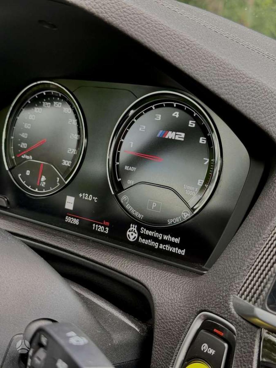 Pelēks BMW M2 2019 Viļņa, ar dzinēja tilpumu 2.98 L un nobraukumu 59 tūkst. km par 38500 €, foto 21 vietnē AUTOMOTO.COM.LV