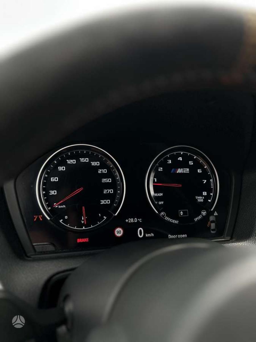 Pelēks BMW M2 2020 Kauņa, ar dzinēja tilpumu 2.98 L un nobraukumu 95 tūkst. km par 39000 €, foto 29 vietnē AUTOMOTO.COM.LV