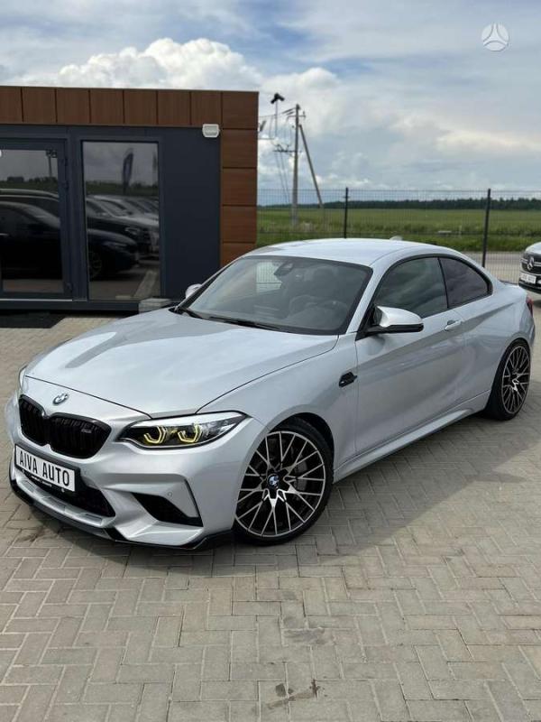 Grey BMW M2 2020 in Kaunas, with an engine capacity of 2.98 L and mileage of 95 thousand km for 38500 €, photo 1 on AUTOMOTO.COM.LV