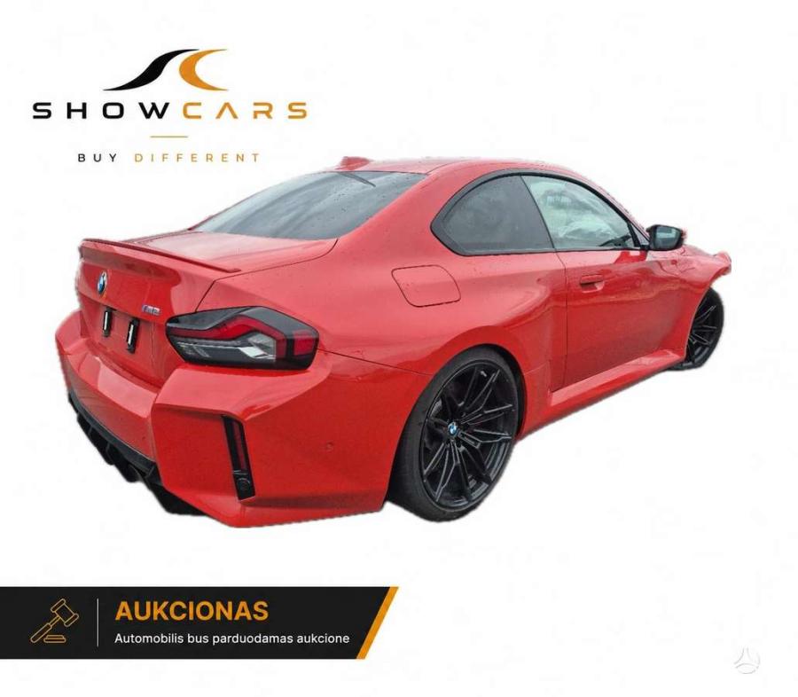 Sarkans BMW M2 2024 Klaipėda, ar dzinēja tilpumu 2.99 L un nobraukumu 23 tūkst. km par 28000 €, foto 1 vietnē AUTOMOTO.COM.LV