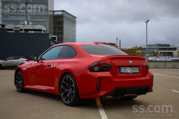 BMW M2 2024 Rīga vietnē Sarkans BMW M2 2024 Rīga, ar dzinēja tilpumu 3.00 L un nobraukumu 29 tūkst. km par 62500 €, foto 5 vietnē AUTOMOTO.COM.LV
