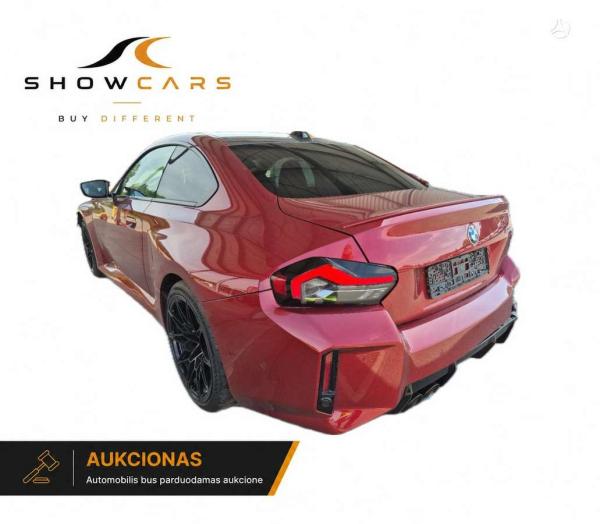 Red BMW M2 2026 in Klaipeda, with an engine capacity of 2.99 L and mileage of 3 thousand km for 28750 €, photo 1 on AUTOMOTO.COM.LV