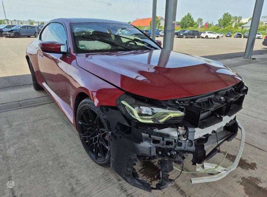 Red BMW M2 2026 in Klaipeda, with an engine capacity of 2.99 L and mileage of 3 thousand km for 28750 €, photo 3 on AUTOMOTO.COM.LV