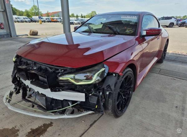 Red BMW M2 2026 in Klaipeda, with an engine capacity of 2.99 L and mileage of 3 thousand km for 28750 €, photo 4 on AUTOMOTO.COM.LV