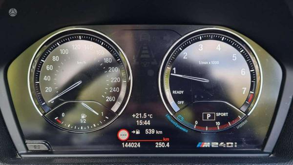 Черный БМВ m240i 2018 в Вильнюс, объемом двигателя 3.00 л и пробегом 143 тыс. км за 19000 €, фото 7 на AUTOMOTO.COM.LV