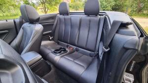 Black BMW m240i 2018 in Vilnius, with an engine capacity of 3.00 L and mileage of 143 thousand km for 19000 €, photo 10 on AUTOMOTO.COM.LV
