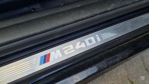 Black BMW m240i 2018 in Vilnius, with an engine capacity of 3.00 L and mileage of 143 thousand km for 19000 €, photo 11 on AUTOMOTO.COM.LV