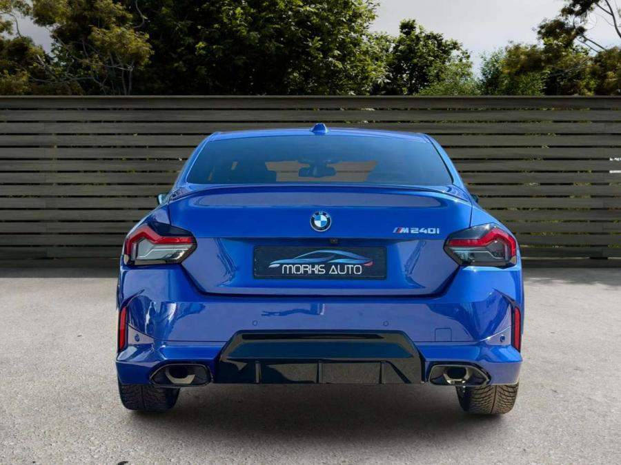 Zils BMW m240i 2025 Šauļi, ar dzinēja tilpumu 3.00 L un nobraukumu 12 tūkst. km par 43800 €, foto 6 vietnē AUTOMOTO.COM.LV