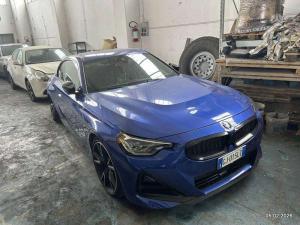Zils BMW m240i 2022 Kauņa, ar dzinēja tilpumu 3.00 L un nobraukumu 1 tūkst. km par 25010 €, foto  vietnē AUTOMOTO.COM.LV