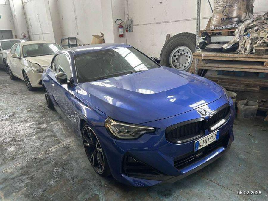 Blue BMW m240i 2022 in Kaunas, with an engine capacity of 3.00 L and mileage of 1 thousand km for 25010 €, photo 1 on AUTOMOTO.COM.LV