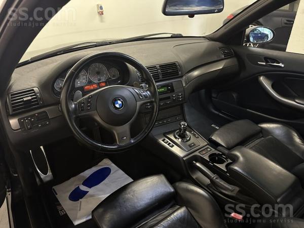 Black BMW M3 2004 in Riga, with an engine capacity of 3.20 L and mileage of 140 thousand km for 27900 €, photo 10 on AUTOMOTO.COM.LV