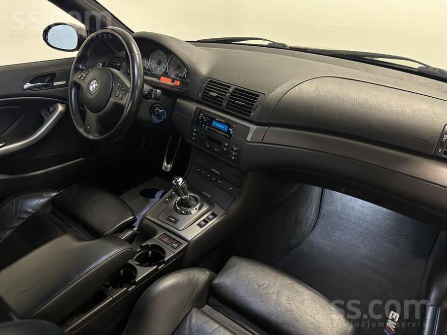 Melns BMW M3 2004 Rīga, ar dzinēja tilpumu 3.20 L un nobraukumu 140 tūkst. km par 27900 €, foto 9 vietnē AUTOMOTO.COM.LV