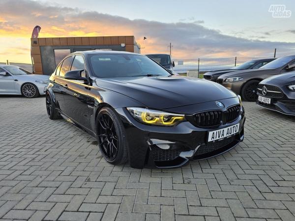 Black BMW M3 2016 in Kaunas, with an engine capacity of 3.00 L and mileage of 151 thousand km for 40000 €, photo 3 on AUTOMOTO.COM.LV