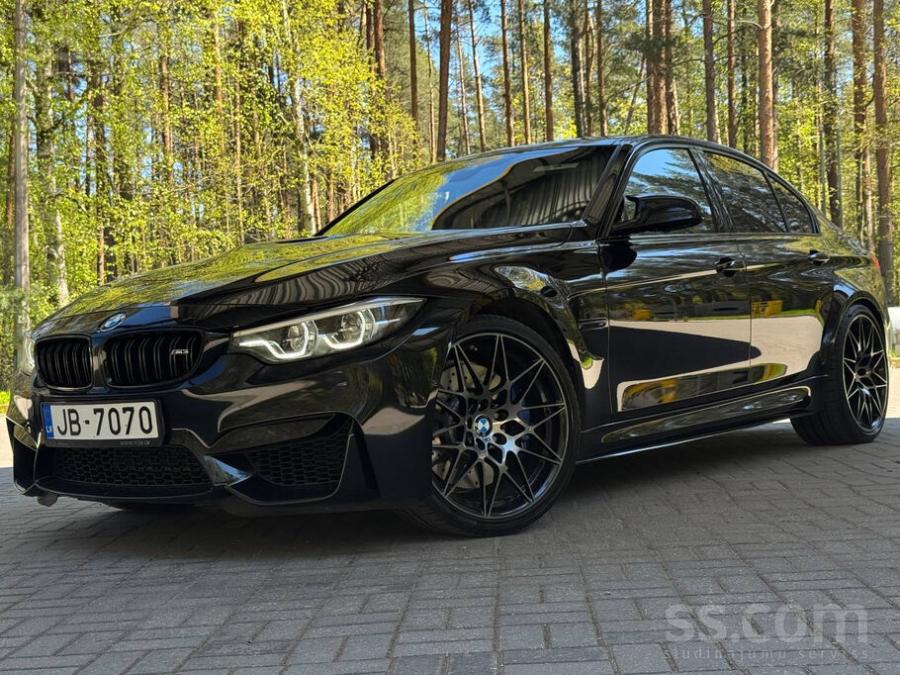 Melns BMW M3 2017 Rīga, ar dzinēja tilpumu 3.00 L un nobraukumu 62 tūkst. km par 44900 €, foto 1 vietnē AUTOMOTO.COM.LV