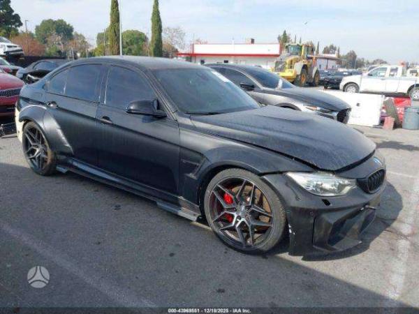 Black BMW M3 2017 in Klaipeda, with an engine capacity of 0.00 L and mileage of 77 thousand km for 13900 €, photo 1 on AUTOMOTO.COM.LV