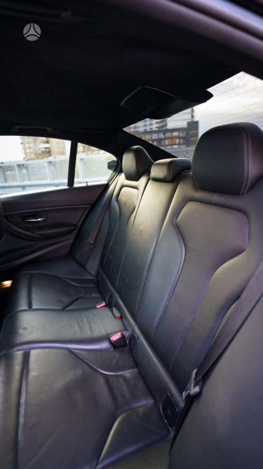 Black BMW M3 2017 in Vilnius, with an engine capacity of 2.98 L and mileage of 107 thousand km for 39500 €, photo 7 on AUTOMOTO.COM.LV